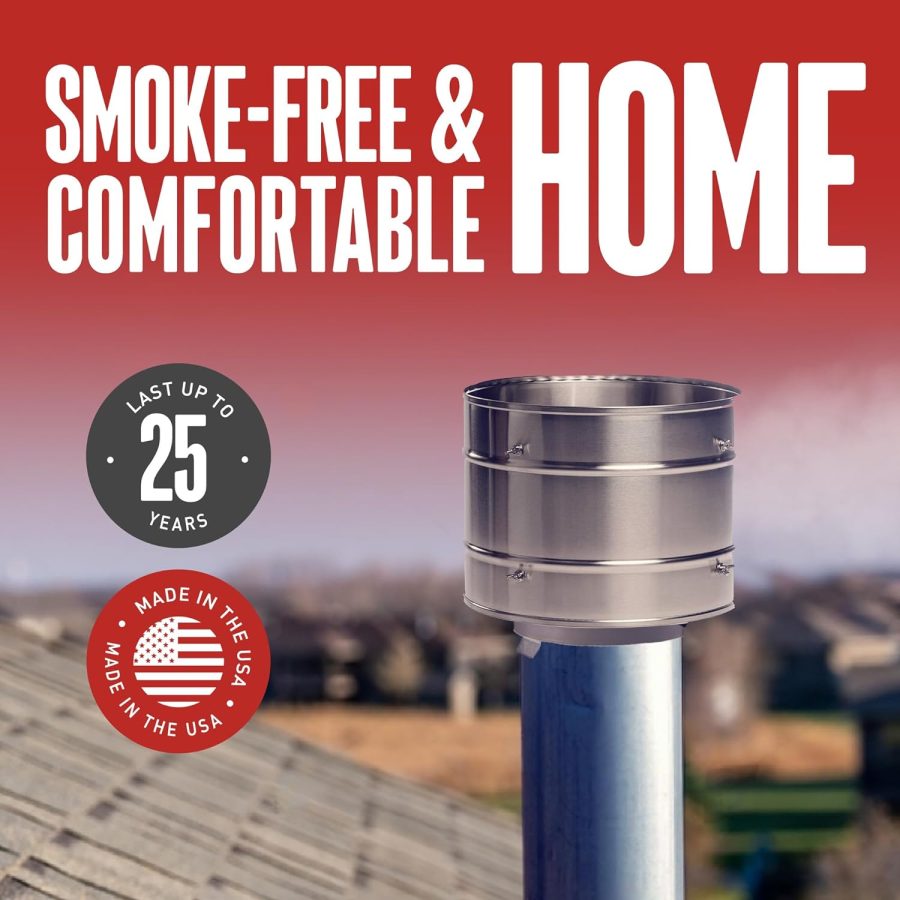 High Wind Non-Air Cooled Chimney Cap - Chimcare Chimney Caps