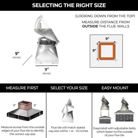 Wind-Directional Stainless Steel Chimney Cap - Chimcare