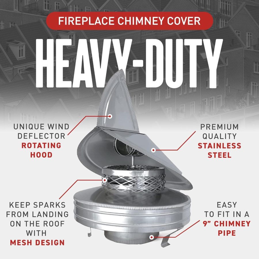 Exclusive Air Cooled Wind Directional Chimney Cap 2025