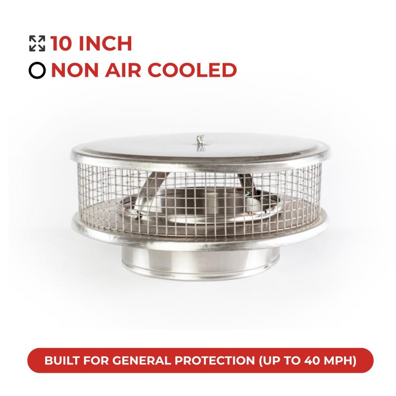 10 Inch Round Chimney Caps - Chimcare Chimney Caps